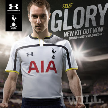 Las camisetas Under Armour del Tottenham 2014 - 2015 | Futbolprimera